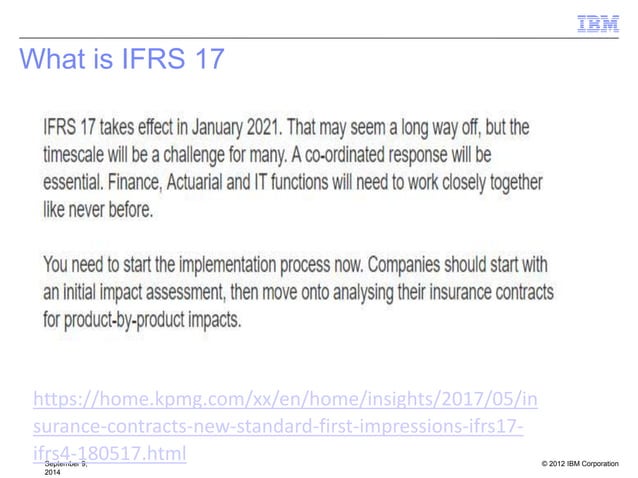 IFRS 17 - Accounting for Insurance Contracts - Solutions | PPTX
