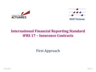 IFRS 17 - First Approach | PDF