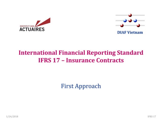 IFRS 17 - First Approach | PDF