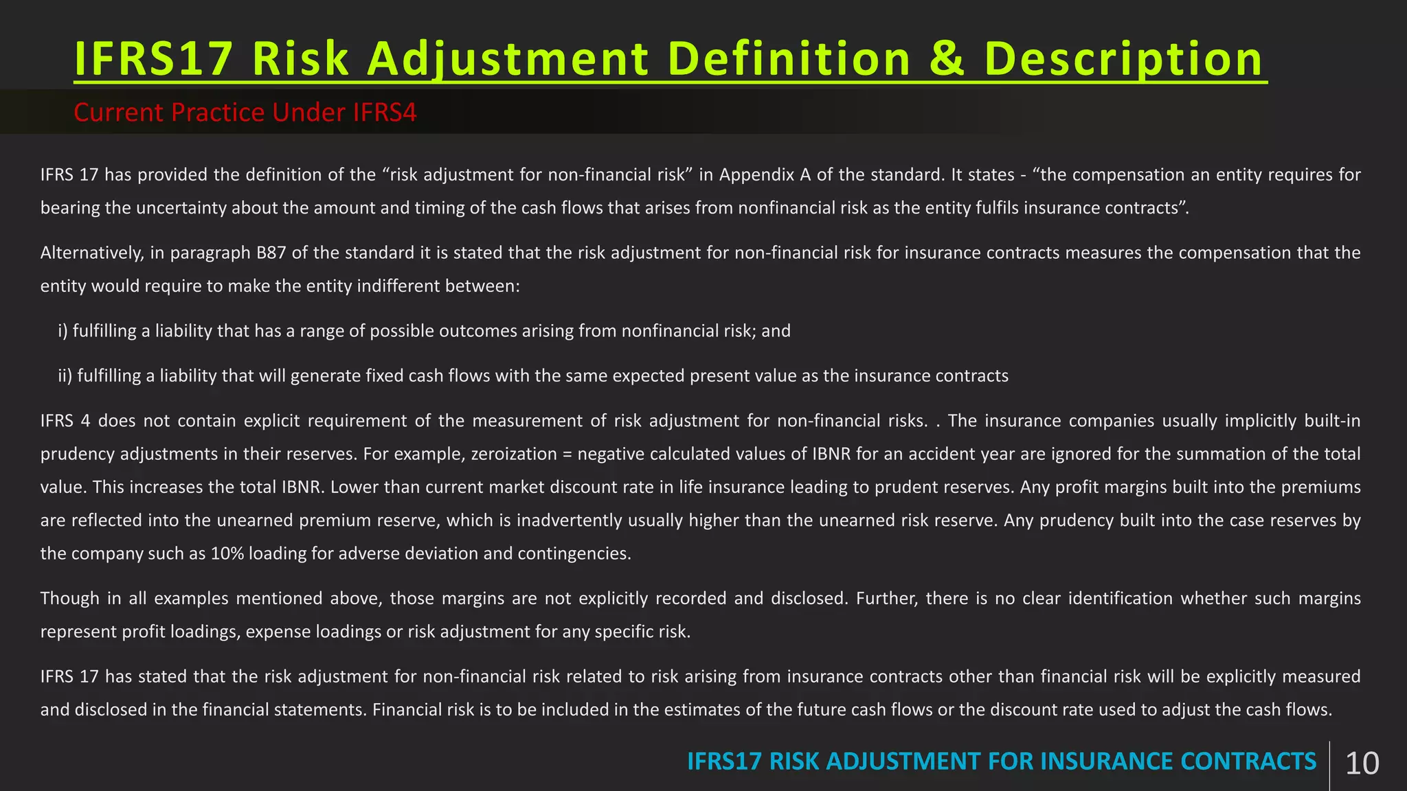 IFRS17 Risk Adjustment modeling | PDF