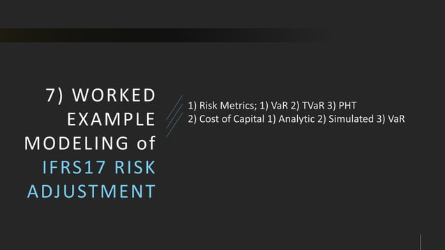 IFRS17 Risk Adjustment modeling | PDF | Business Accounting & Finance ...