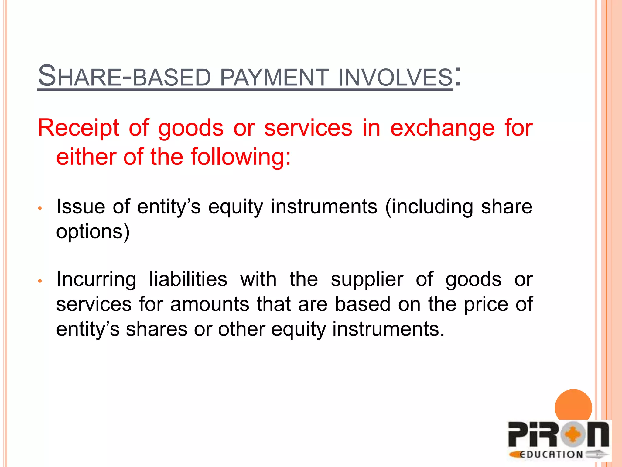IFRS 2 - share-based payment | PPTX