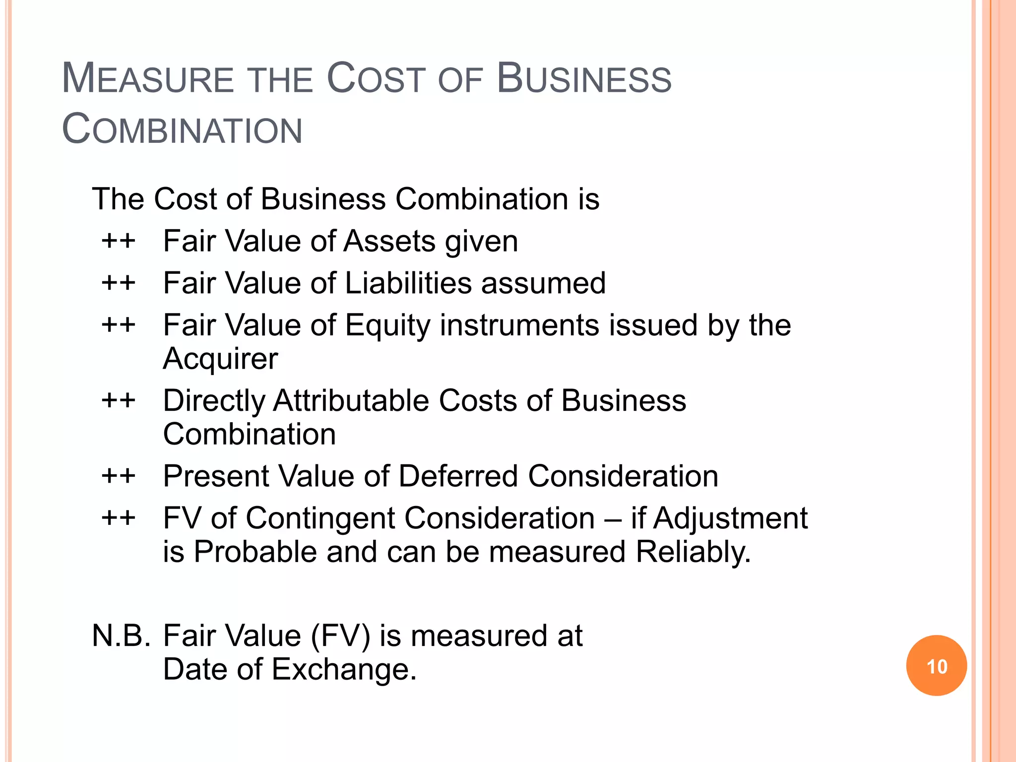 IFRS 3 Business Combinations | PPT