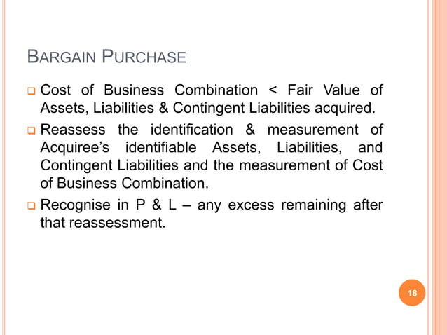 IFRS 3 Business Combinations | PPT | Mergers and Acquisitions ...