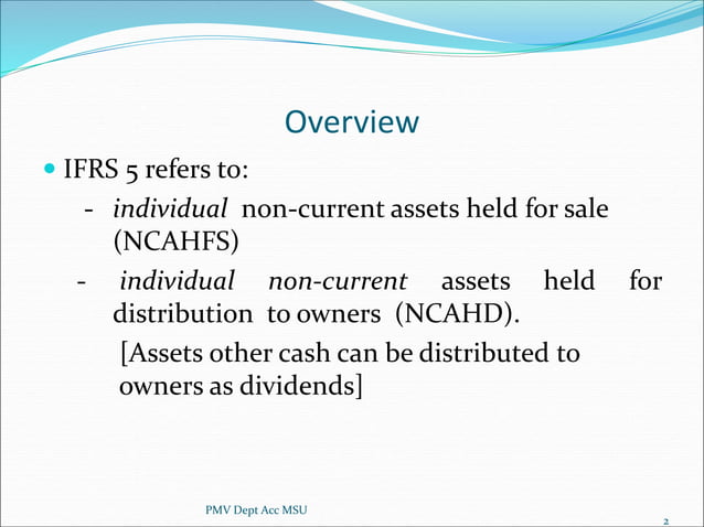 IFRS 5 - Non-current assets held for sale discontinued operations.ppt