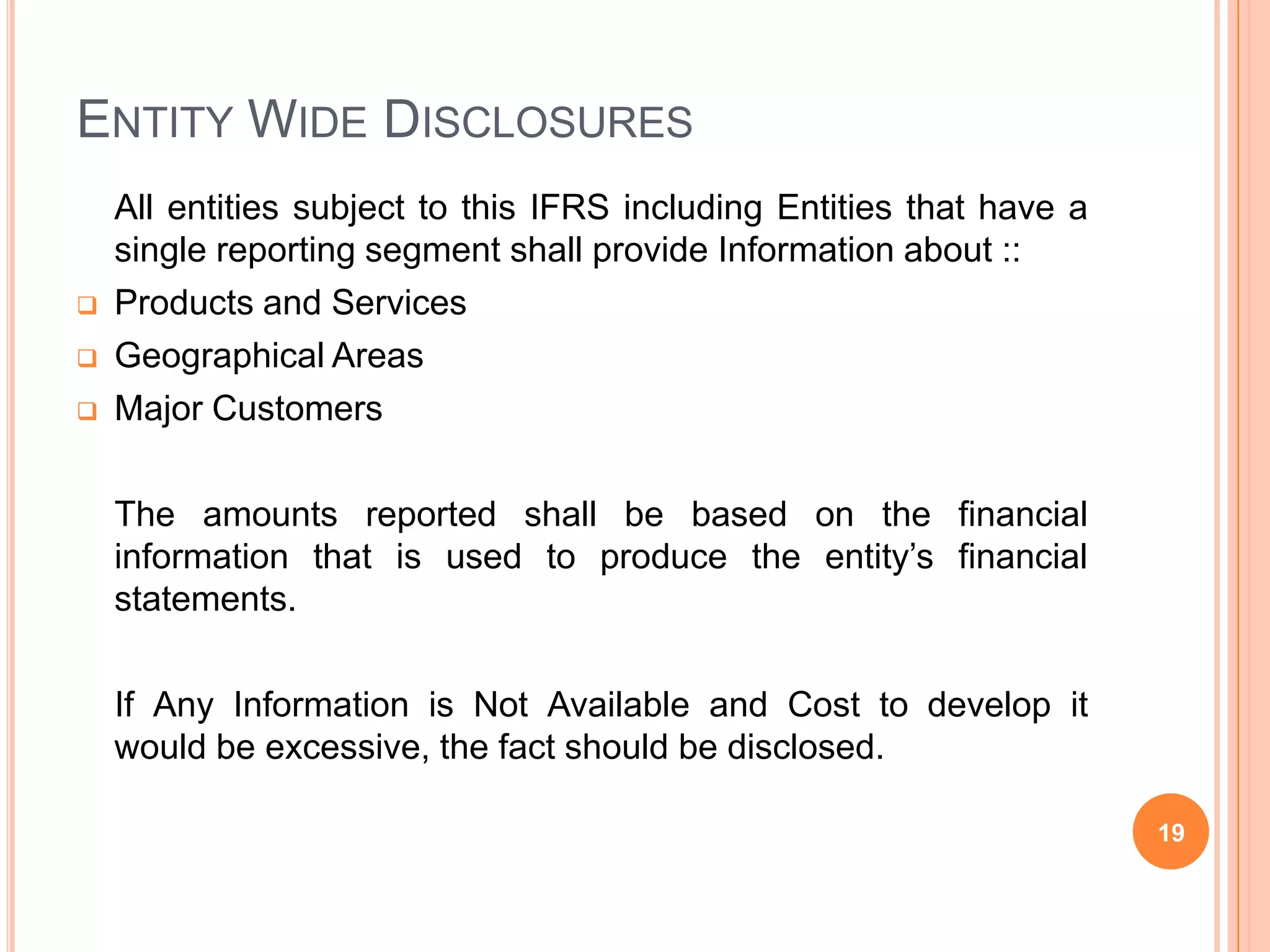 IFRS 8 Operating Segments | PPT
