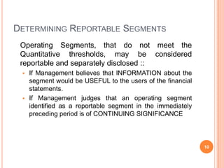 IFRS 8 Operating Segments | PPT