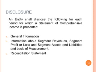 IFRS 8 Operating Segments | PPT
