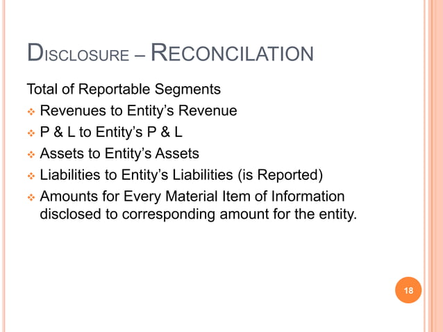 IFRS 8 Operating Segments | PPT | Business Accounting & Finance | Business