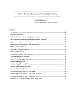 Embedded Derivatives | PDF