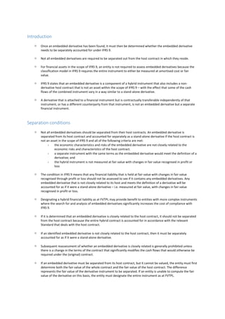 Embedded Derivatives | PDF