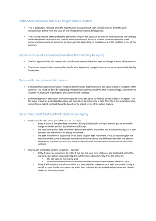 Embedded Derivatives | PDF