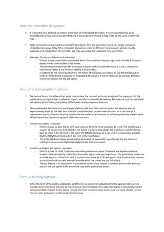 Embedded Derivatives | PDF