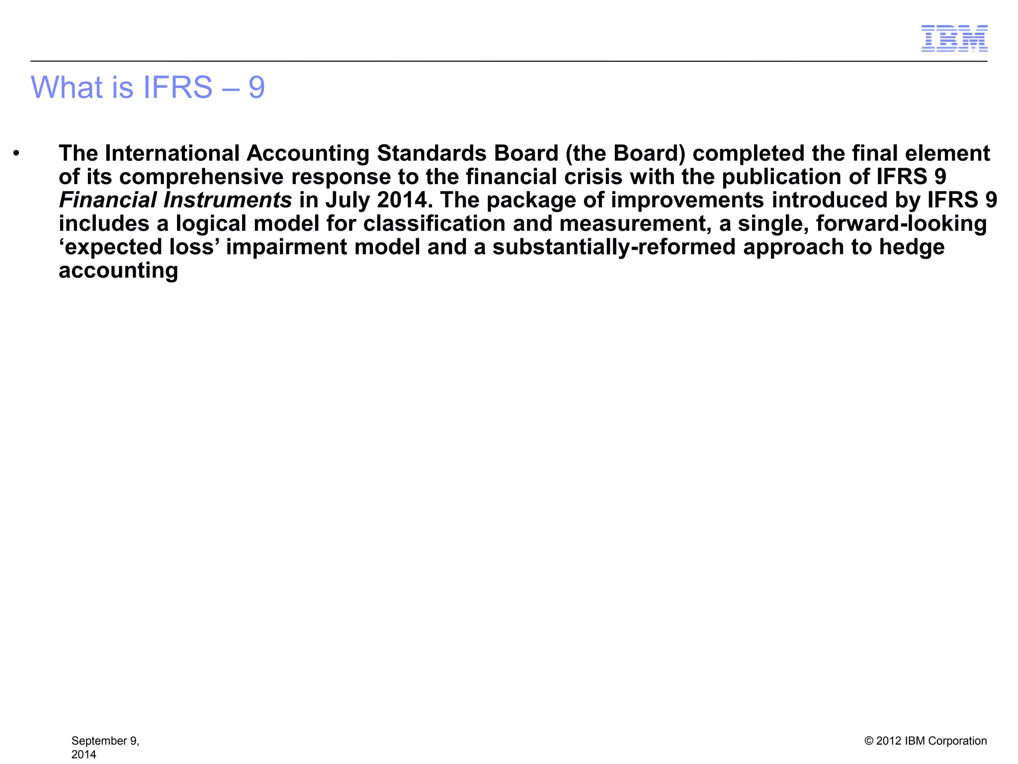 IFRS and FASB - Financial Instrument Reporting | PPTX | Business Accounting & Finance | Business