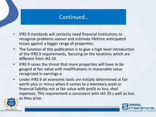 IFRS 9 – What is the purpose of (Financial Reporting Standards) IFRS 9? | PPTX