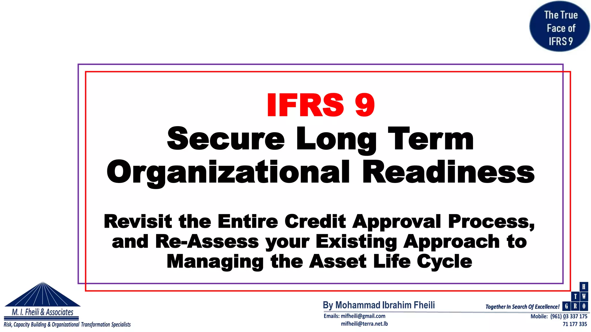 Ifrs9 assessment and strategic implications | PDF
