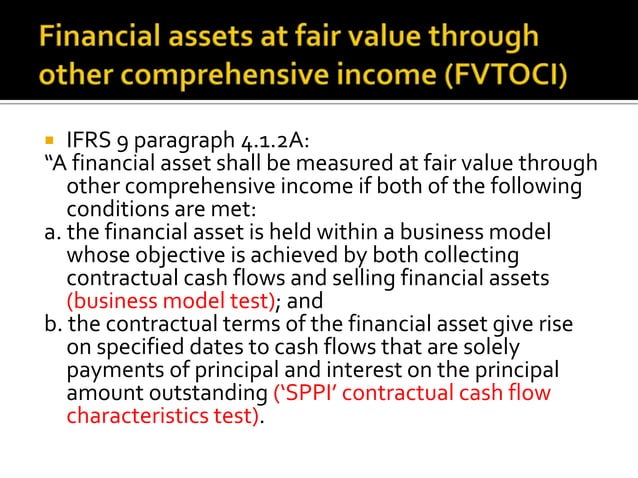 IFRS 9 Overview (For all Accountants) | PPTX