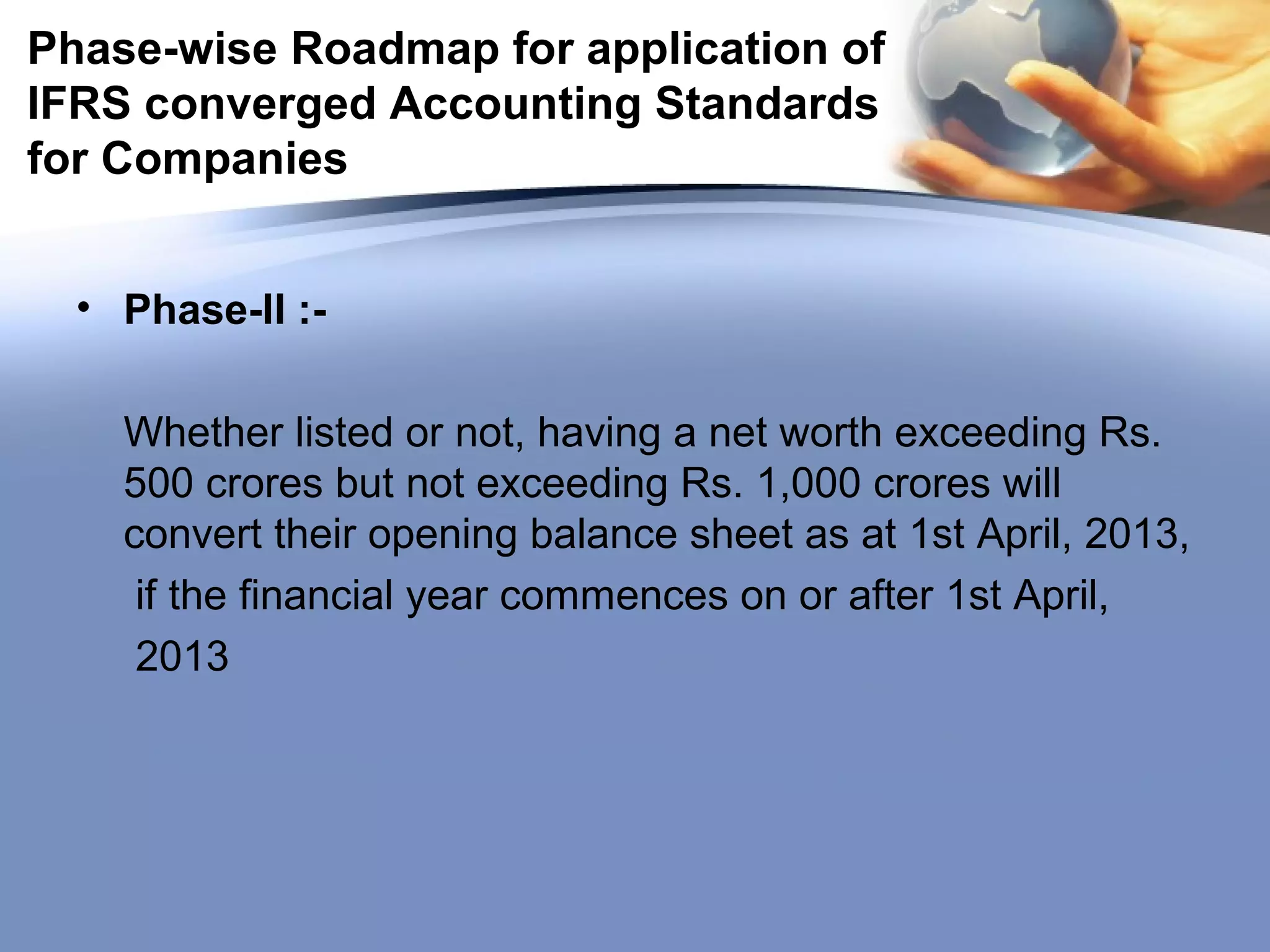 IFRS Convergence | PPT