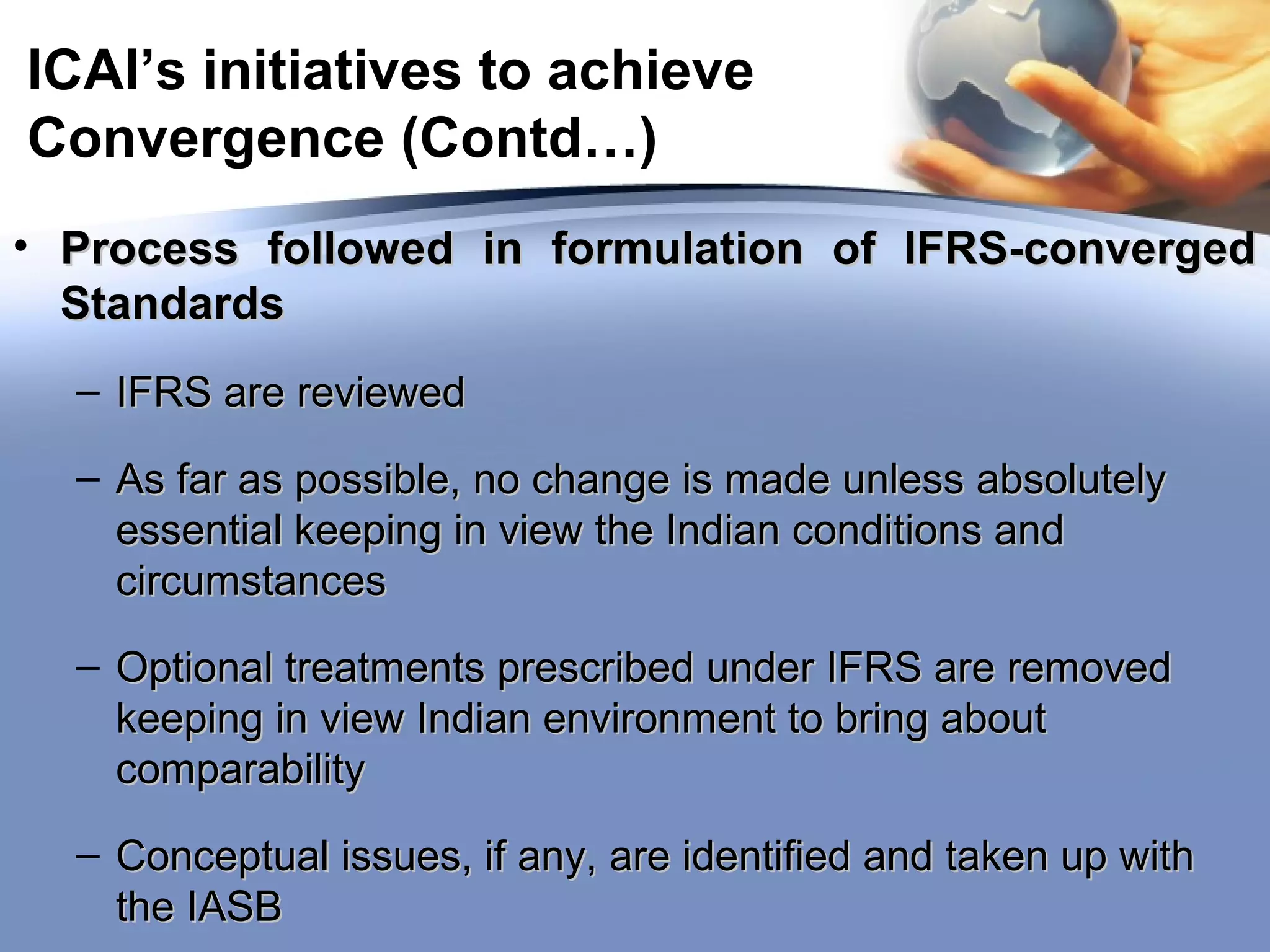 IFRS Convergence | PPT