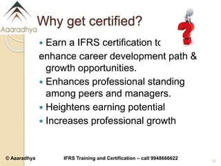 IFRS certification course content | PPSX