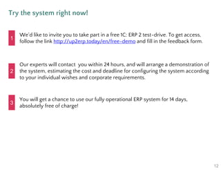 1C: ERP 2 Opportunities for IFRS and managerial accounting automation | PPT