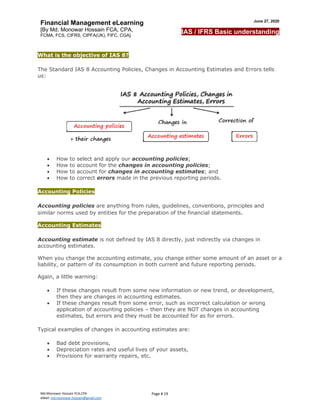 IFRS Fundamentals_Part-1_by Md.Monowar Hossain FCA,CPA,FCMA,FCS,CPFA | PDF