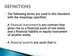 IND AS 32 & 39 | PPTX