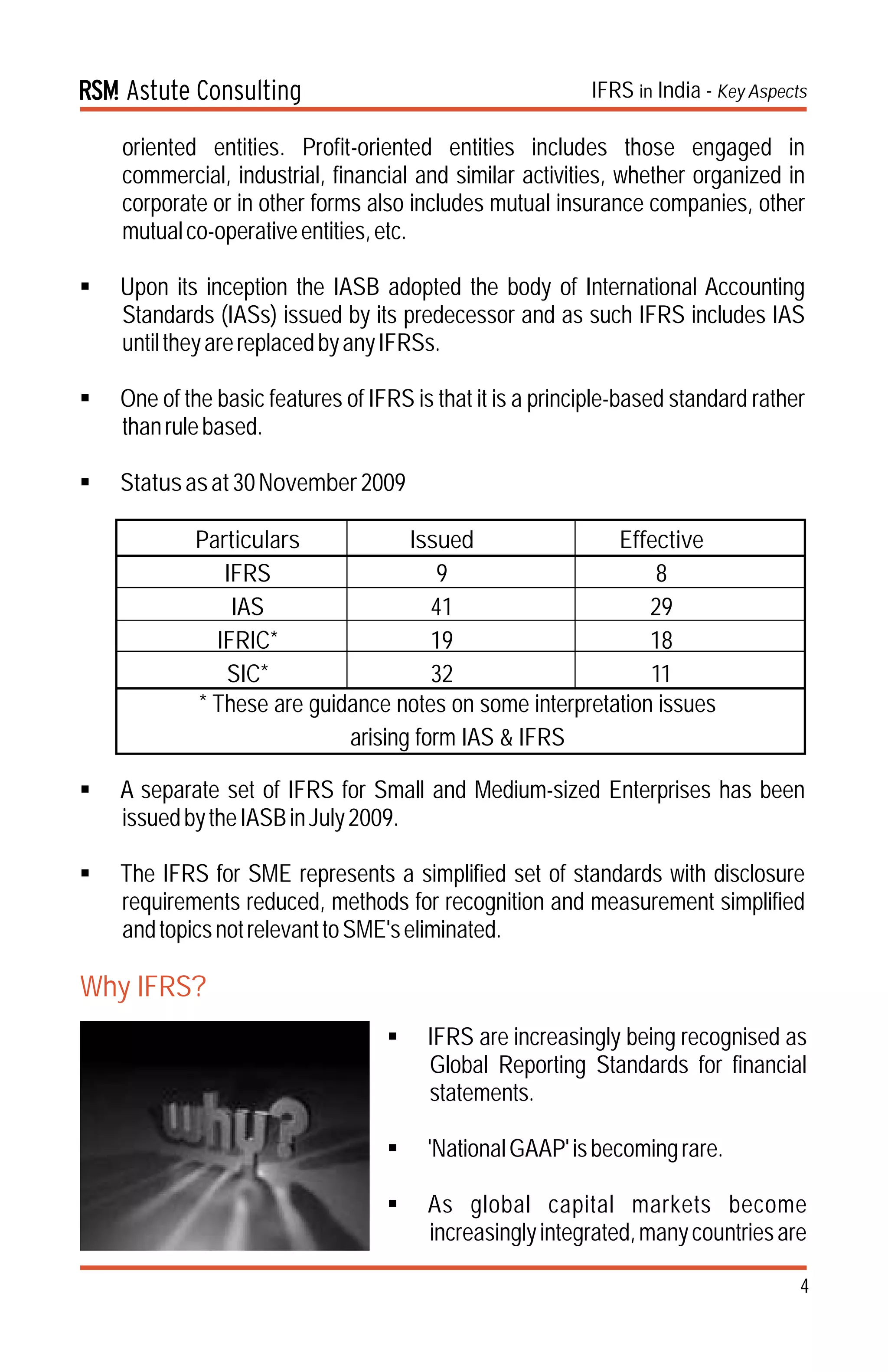 IFRS in India - RSM India publication (pre 2010) | PDF