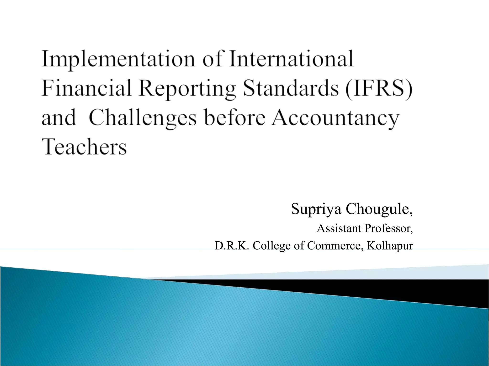 IFRS ppt | PPT