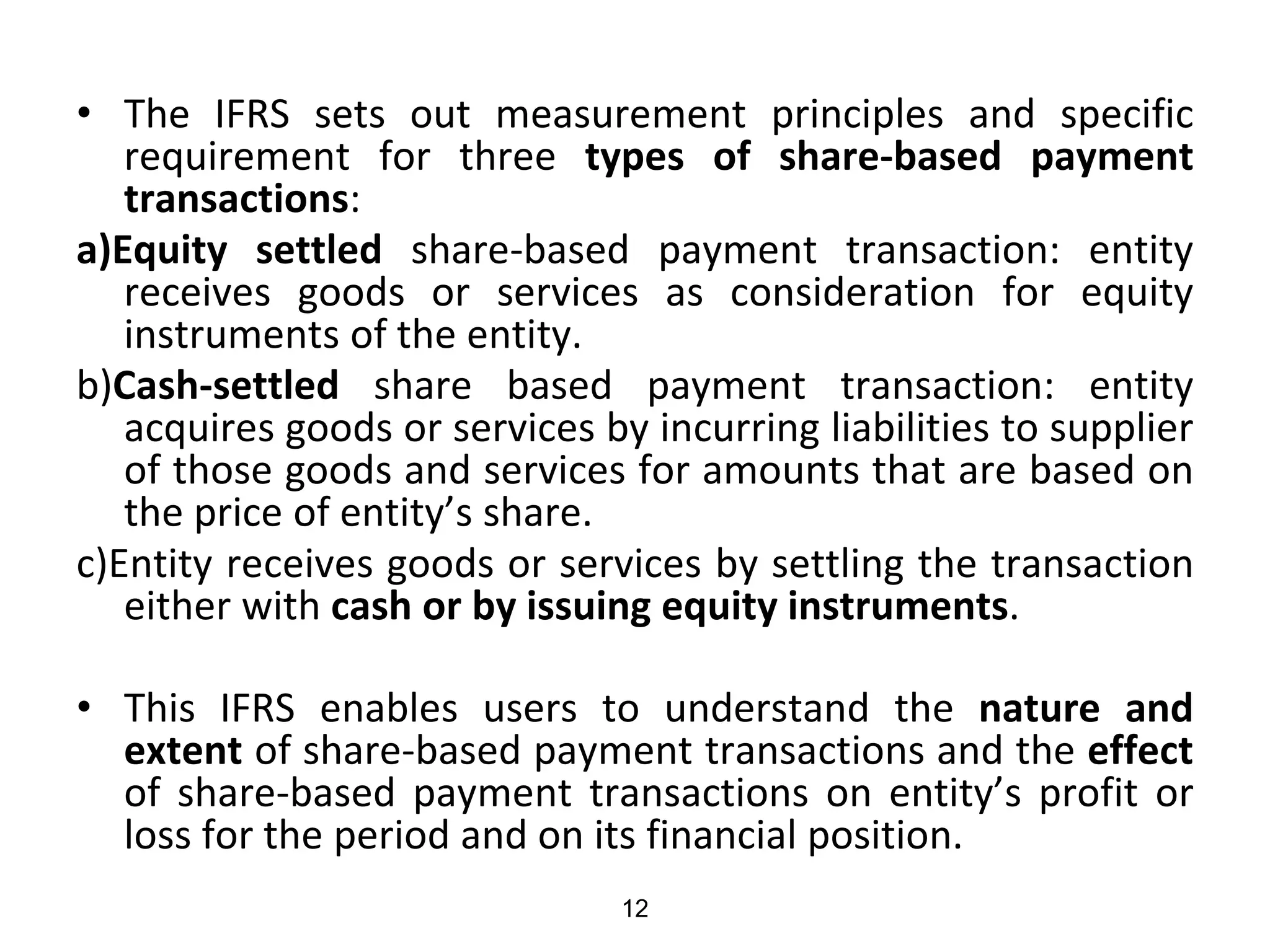 Ifrs presentation | PPTX