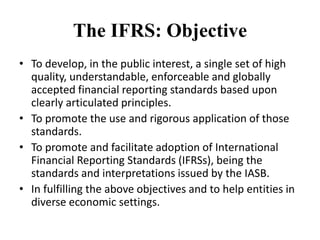 International financial reporting standards and India's Response | PPTX ...