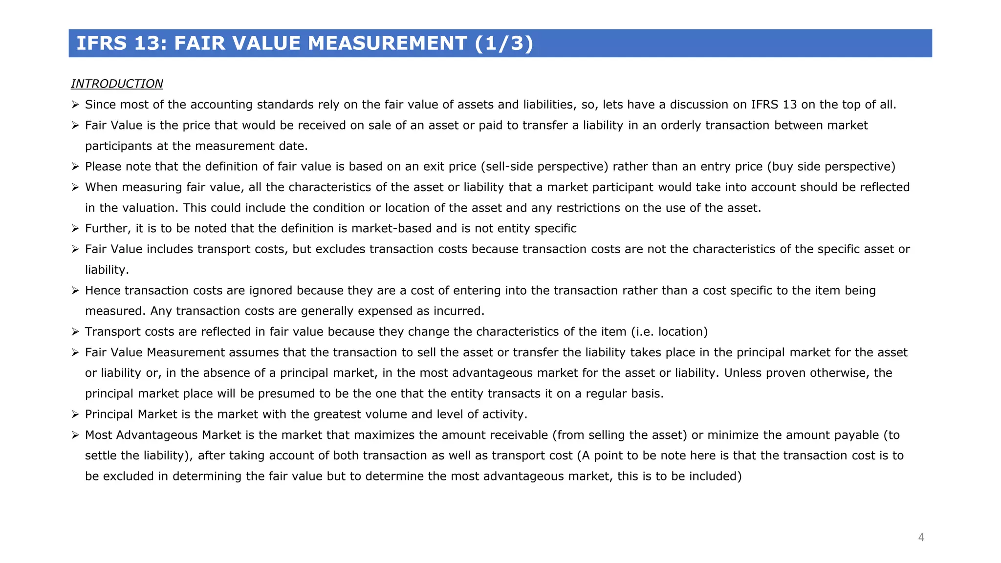 Summary Presentation on IFRS | PDF