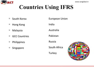 IFRS - IACT Global | PPT