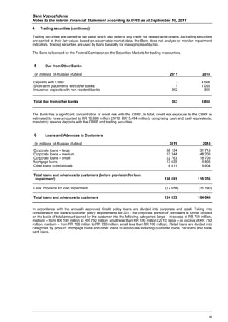 9M 2011 IFRS Report ENG | PDF