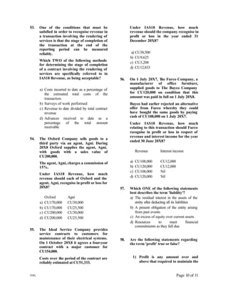 Ifrs question paper | PDF