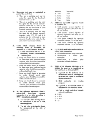 Ifrs question paper | PDF