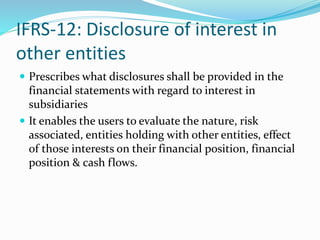 INTERNATIONAL FINANCIAL REPORTING STANDARDS | PPTX