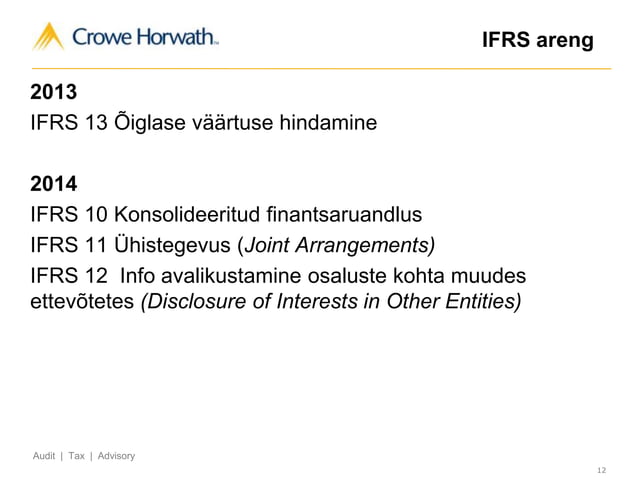 Ifrs vs rtj 2014 | PPT