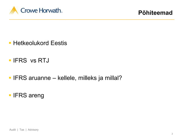 Ifrs vs rtj 2014 | PPT