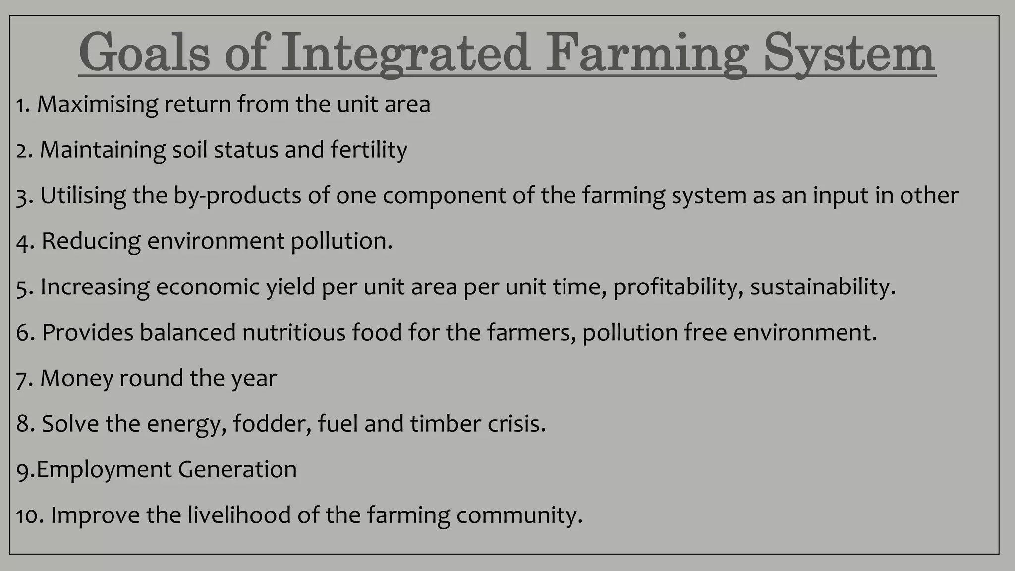 FARM PLAN MODELS Of INTEGRATED FARMING SYSTEM For Small and Marginal ...