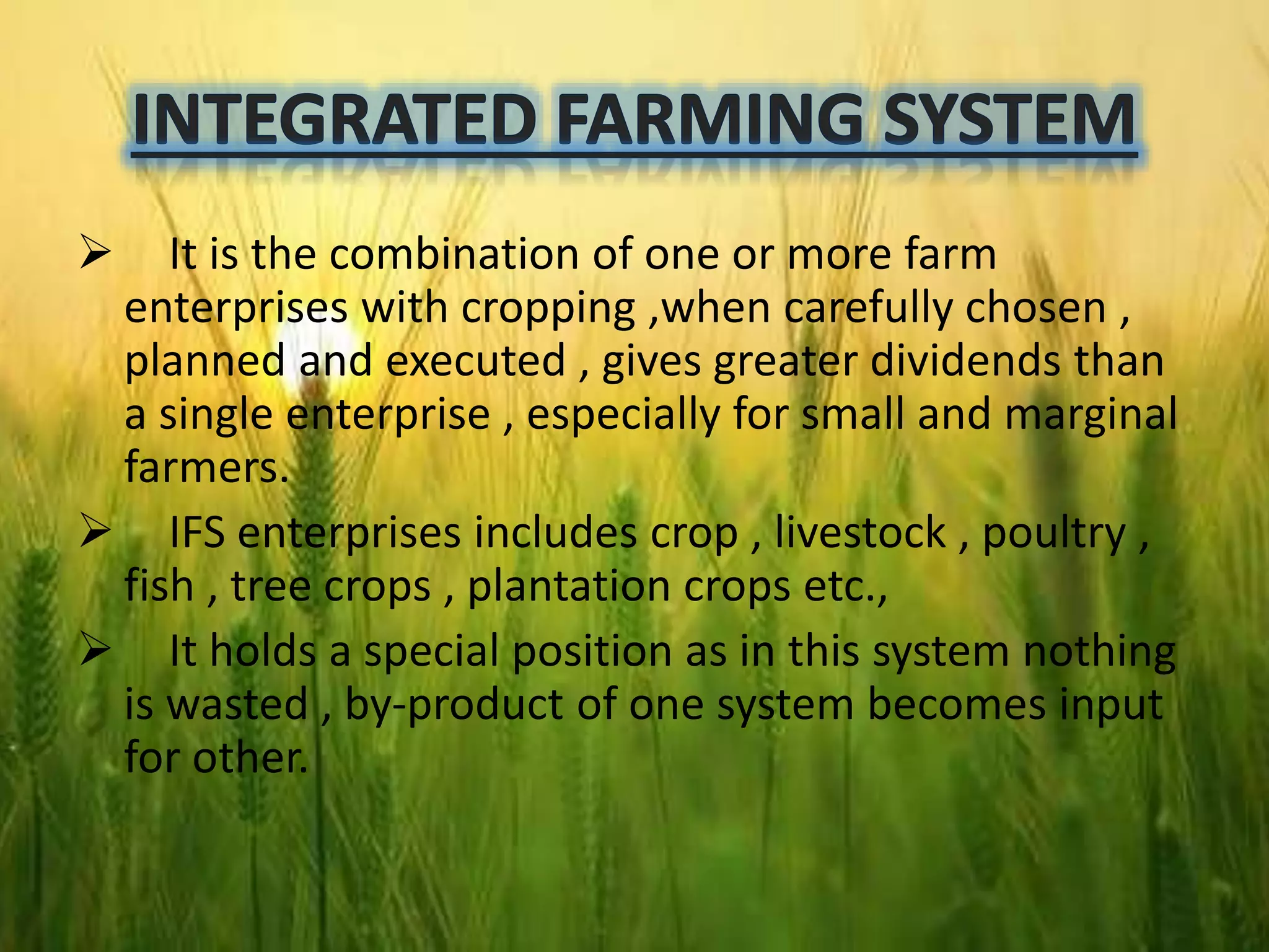 IFS | PPTX | Agriculture | Industries