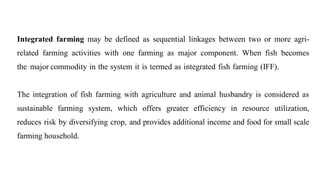 Integrated Farming System (IFS) for Sustainable Agriculture | PDF
