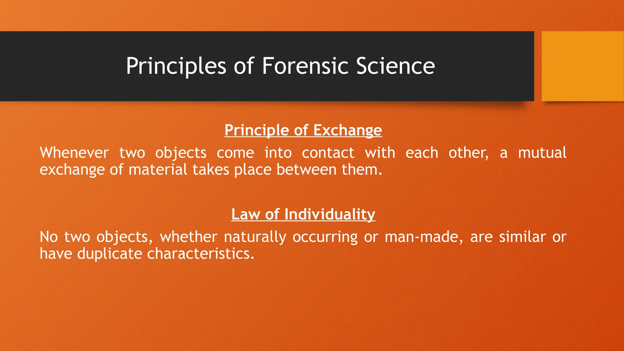 Introduction to forensic science - basics | PPTX