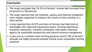 Integrated farming systems for doubling farmer’s income, sustainable ...