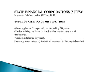 origin and evolution of development financial institutions | PDF