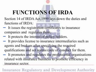 IRDA AND RBI -INDIAN FINANCIAL SYSTEM | PPTX | Business Banking ...
