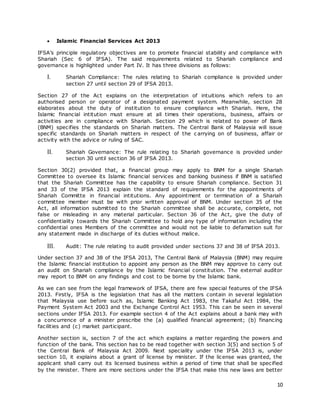 IFSA 2013: STEPPING STONE FOR MALAYSIAN FINANCIAL INSTITUTIONS ...