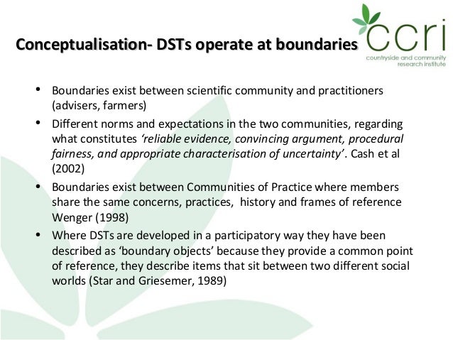 Using Stakeholder Consultation In The Development Of A Decision Suppo…