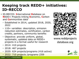 The role of forest in climate change mitigation: Introduction to REDD+ ...