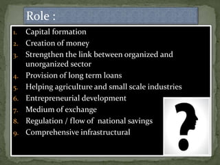 Role of Banks in "ECONOMIC DEVELOPMENT OF INDIA" | PPTX